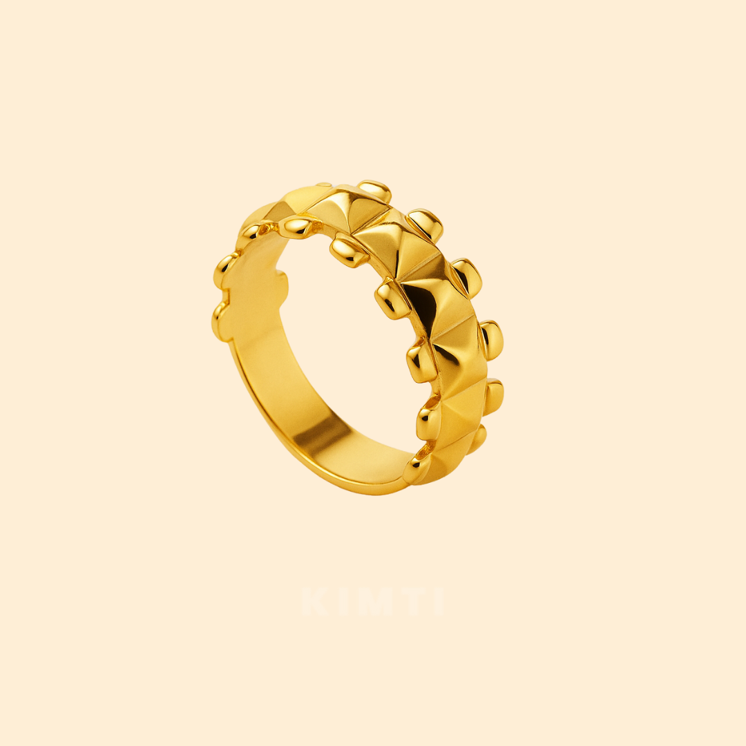 18K Gold Plated Auraline Ring for Women – Kimti